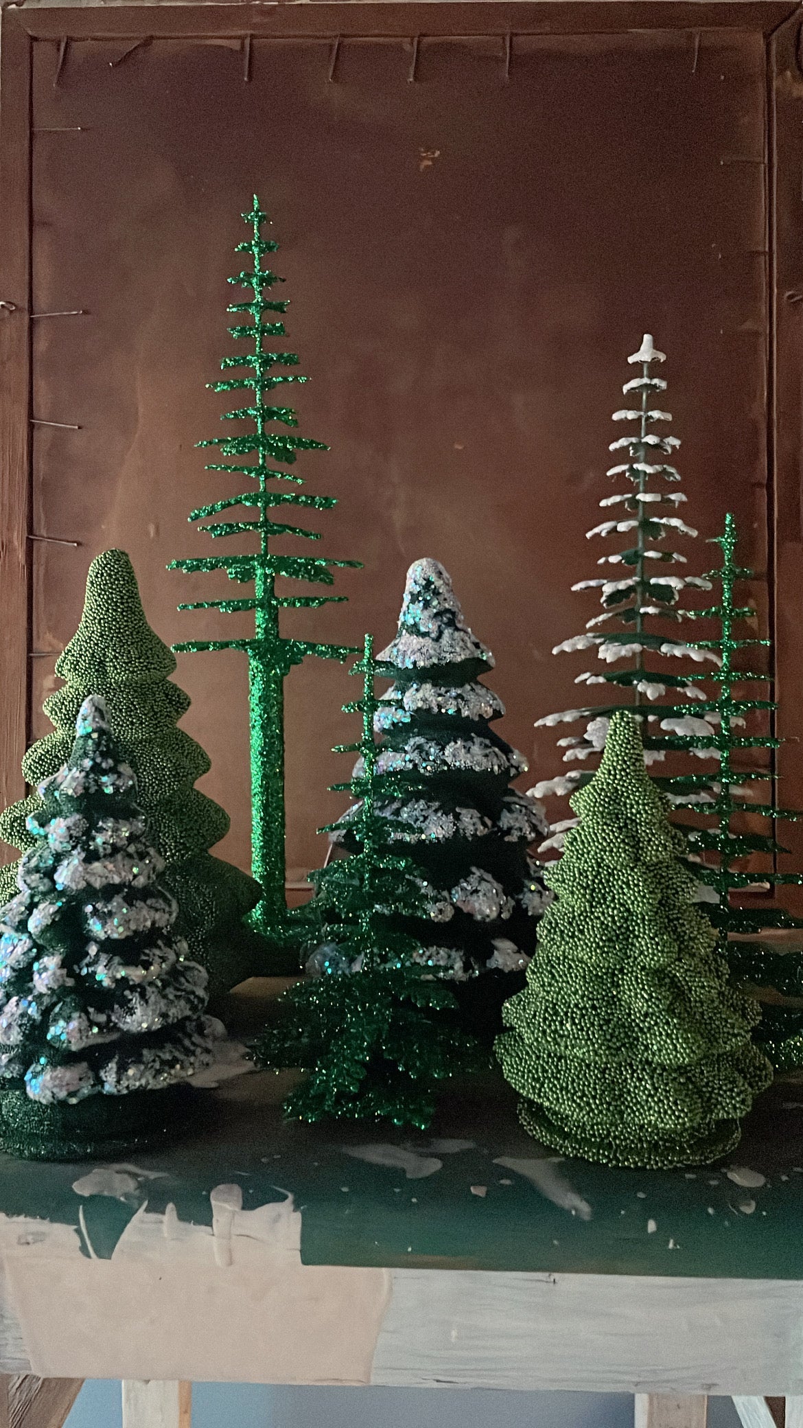 Ino Schaller Christmas Trees | Handmade Bavarian Papier Mâché Holiday ...