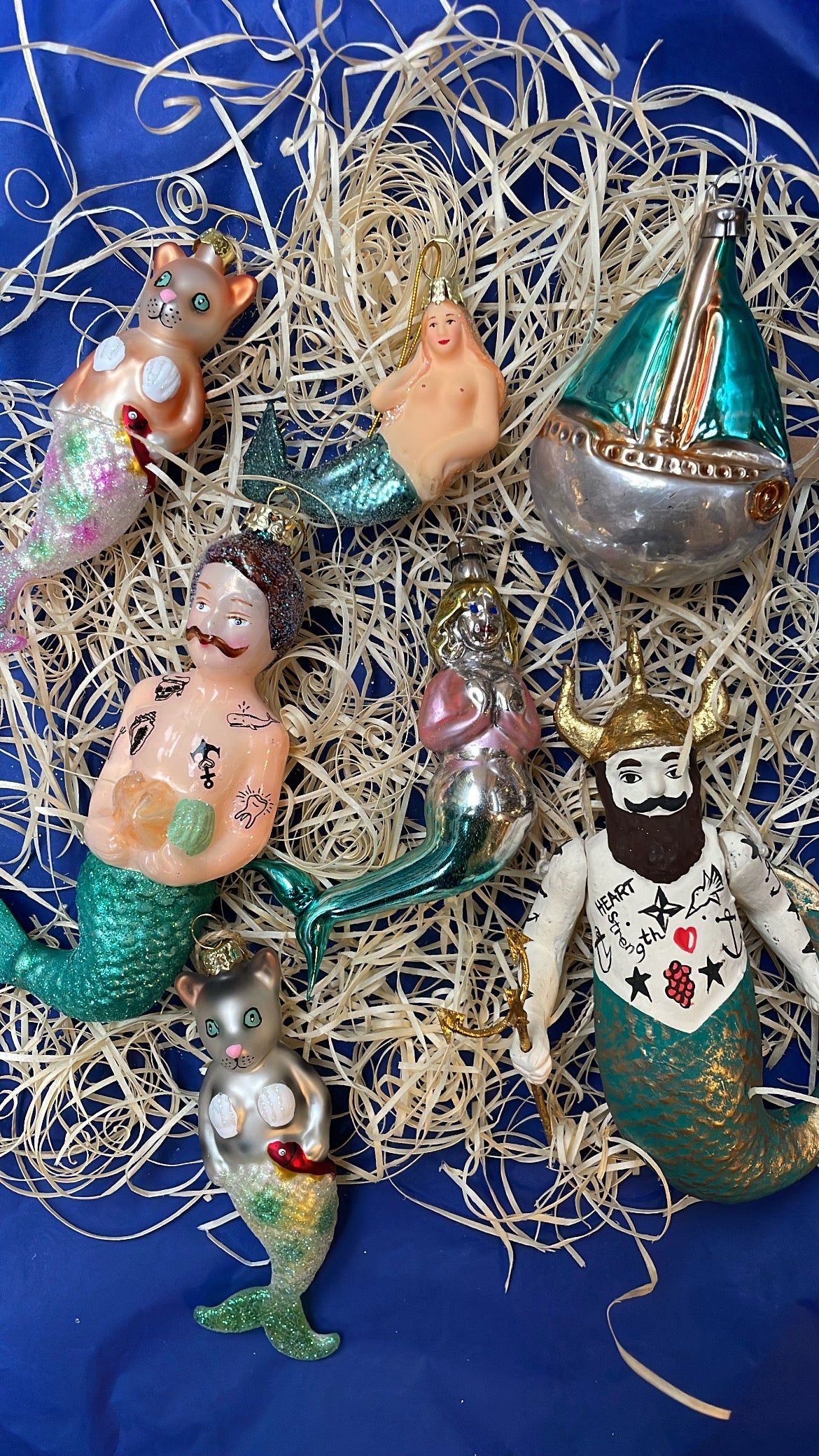 Nautical Christmas Ornaments: Mermaids, Jellyfish, Narwhals and More ...