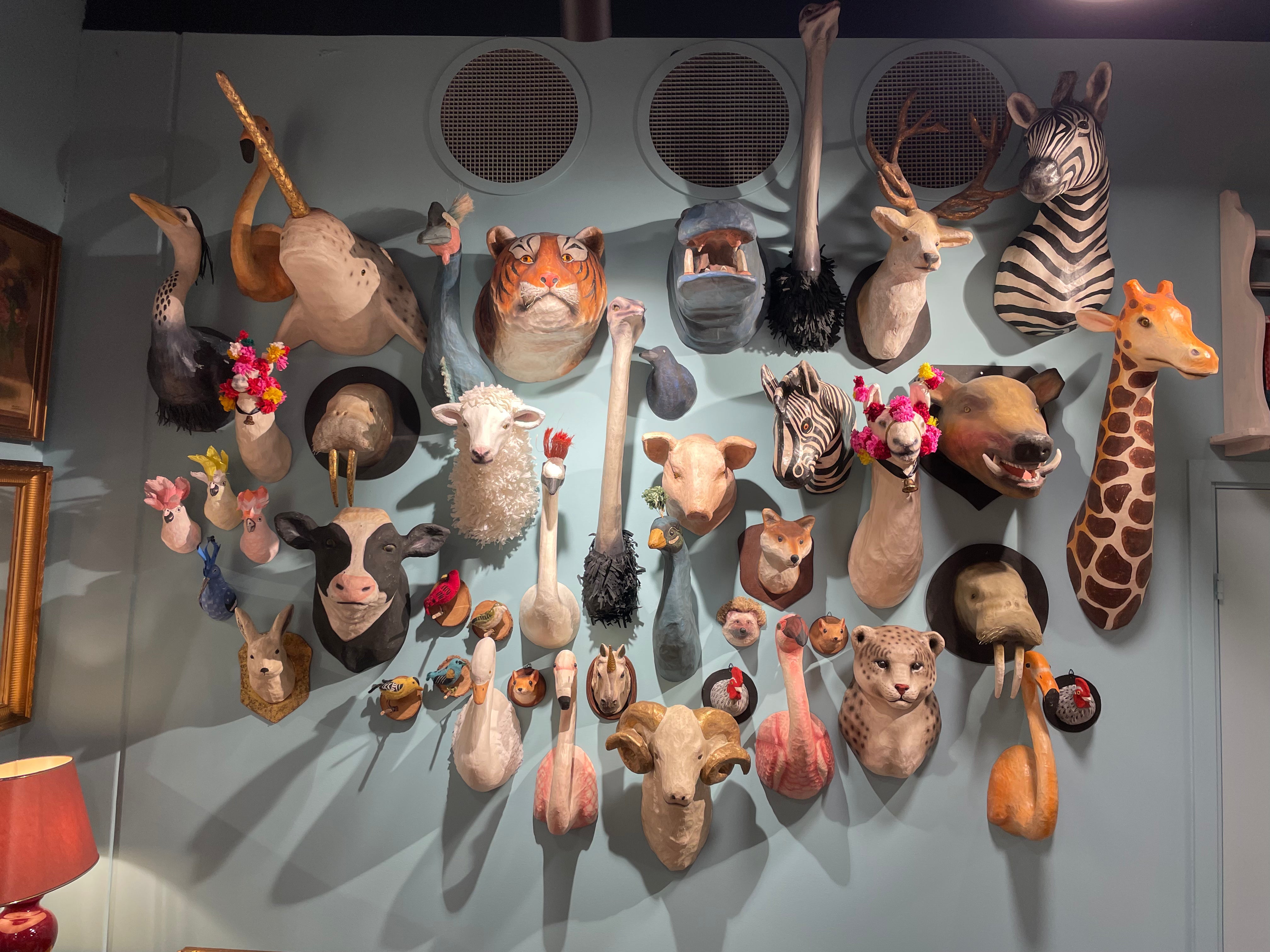 Papier-Mâché Trophy Mounts | Whimsical Handcrafted Wall Decor at BON ...